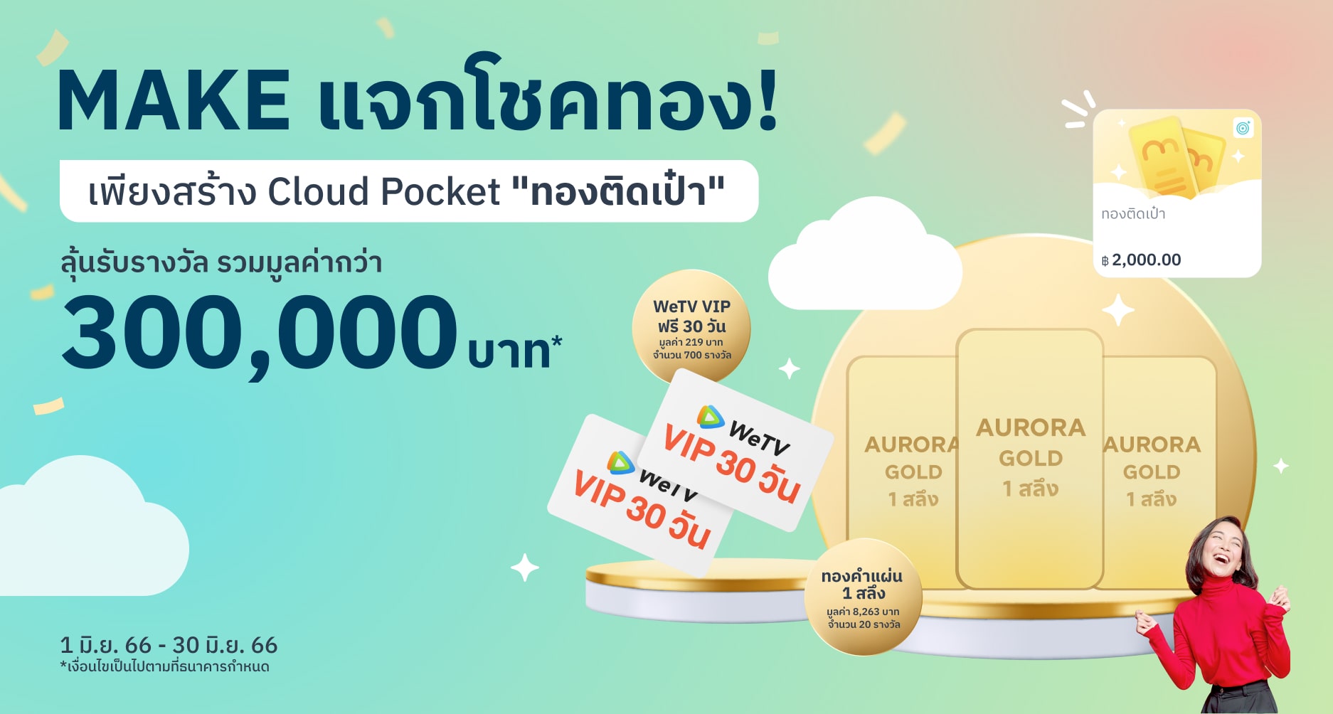 ลุ้นรางวัลกว่า 300,000 บาท - MAKE by KBank
